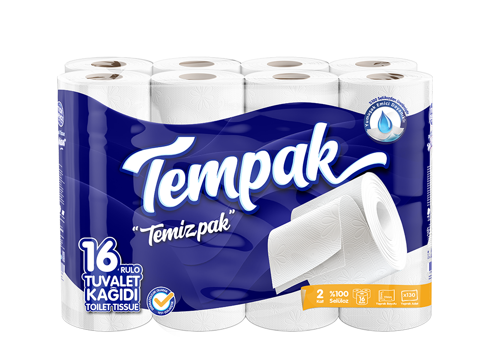 Tempak Tuvalet Kağıdı Serisi | Mavi Beyaz